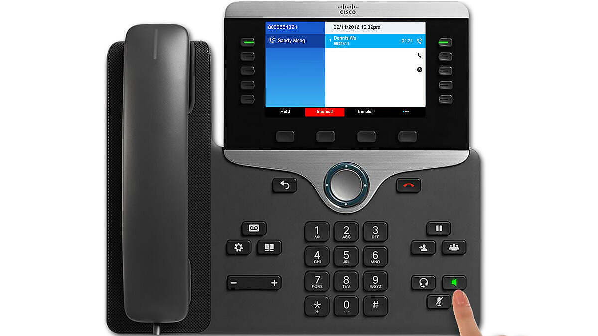 How do I use my Cisco 8861 model IP phone? – West Quay Offices